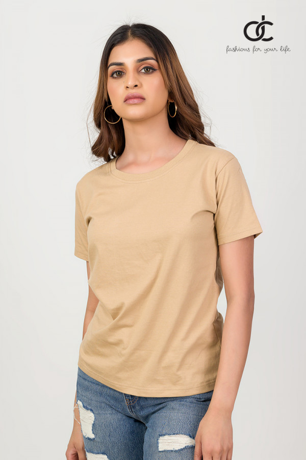 LADIE'S PLAIN T-SHIRT